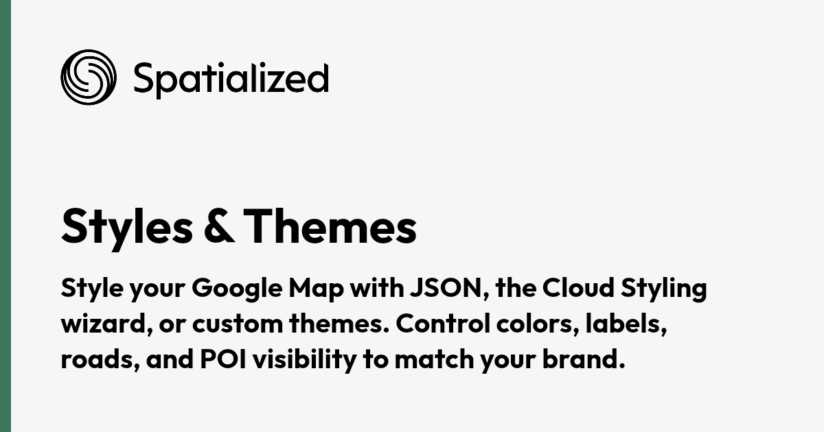 Google Maps Styles: JSON Styling, Themes & Cloud Map Styles | The ...